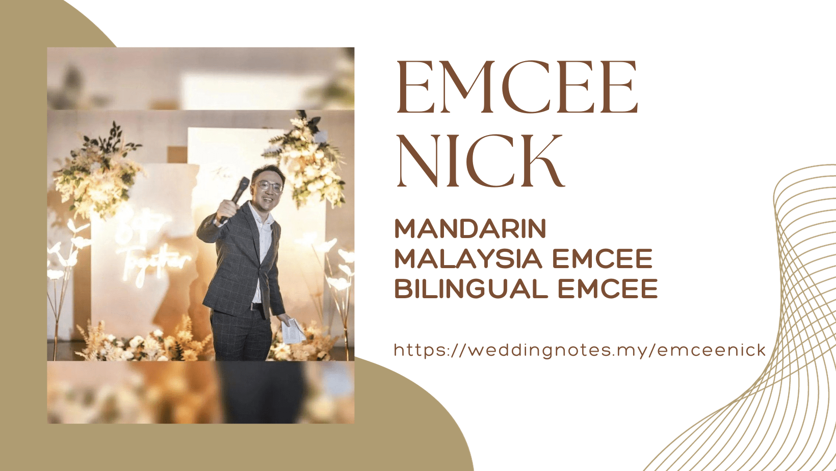 Emcee Nick, Bilingual Emcee and Emcee of Malaysia - 喜喜贴 WeddingNotes