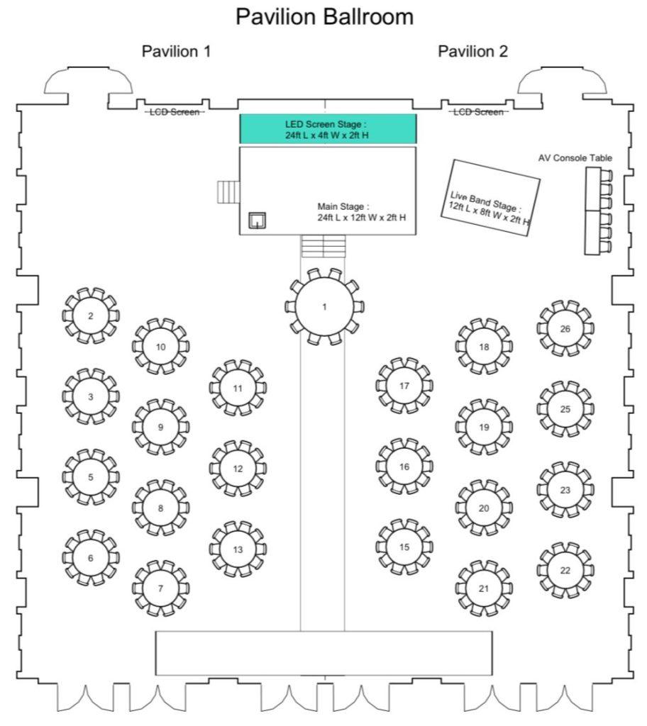 Technical highlights of Pavilion KL Banquet Hall - 喜喜贴 WeddingNotes
