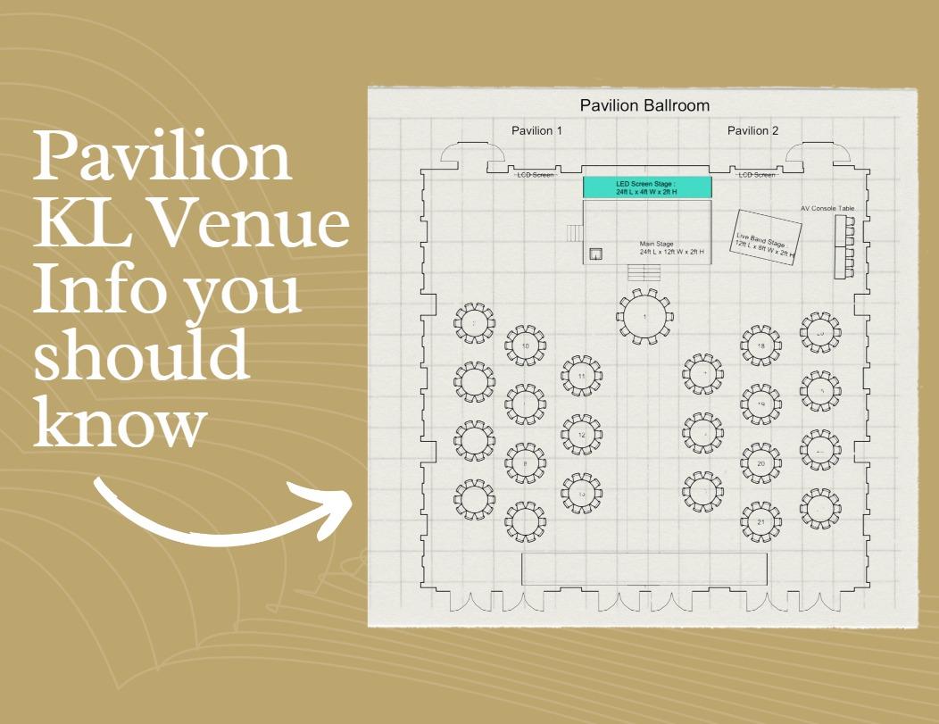 Technical highlights of Pavilion KL Banquet Hall - 喜喜贴 WeddingNotes